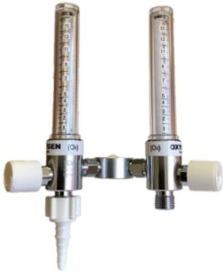 Oxygen Flow Meter Double Tube - MOCC