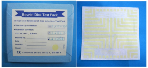 Autoclave Test pack _Bowie Dick Test (Min 100’s) - MOCC